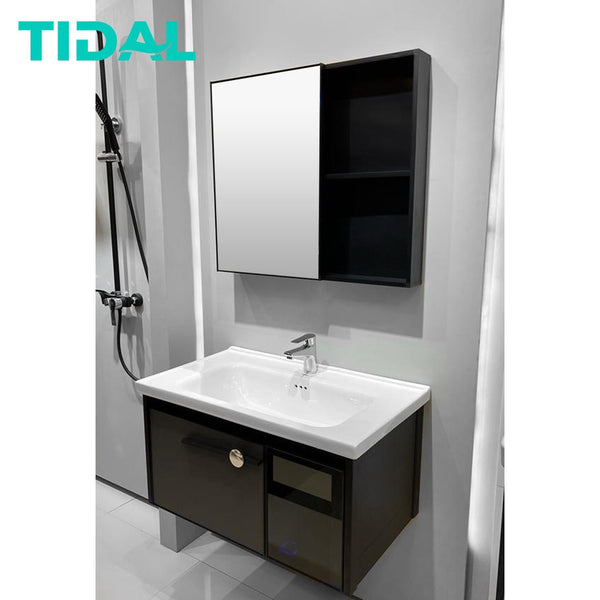 Wastafel Cabinet Set Cermin Modern Minimalis Kamar Mandi Tidal TD060 ...